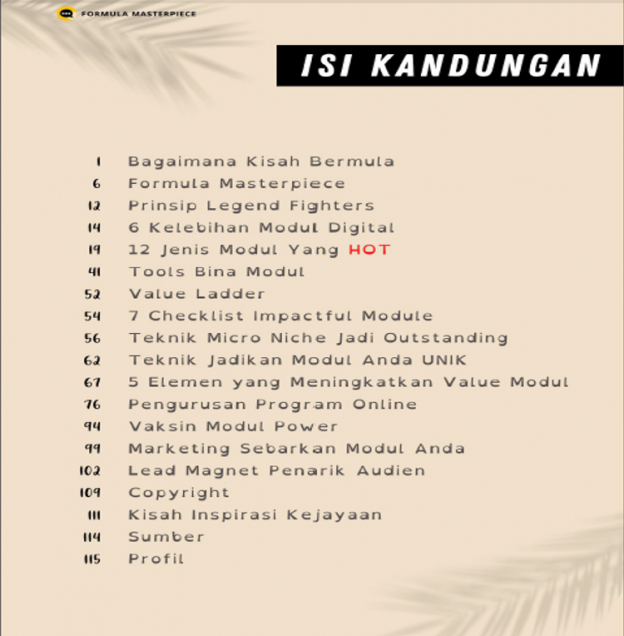 Ebook Formula Cipta Modul Masterpiece - Digylearn