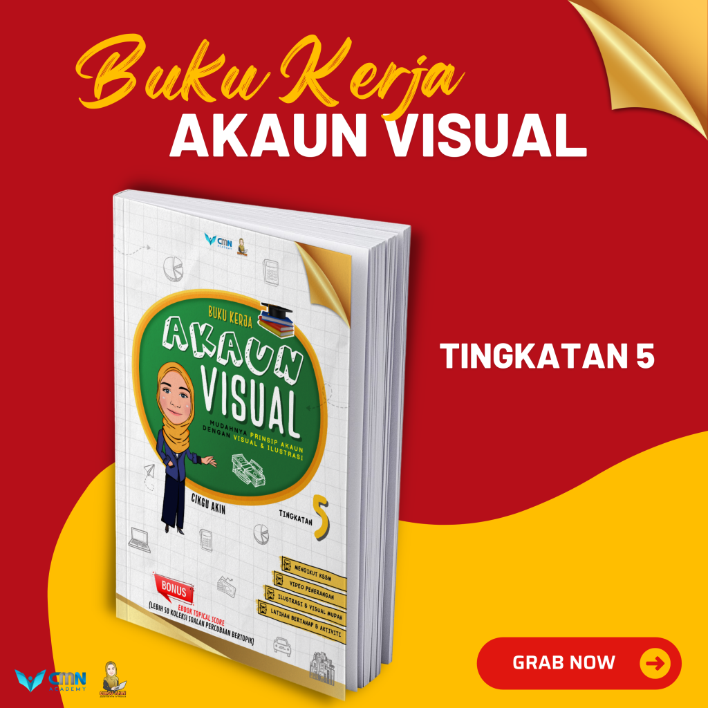 Akaun Visual Tingkatan 4 Atau 5 | Buku Kerja (Pakej Basic) - Digylearn
