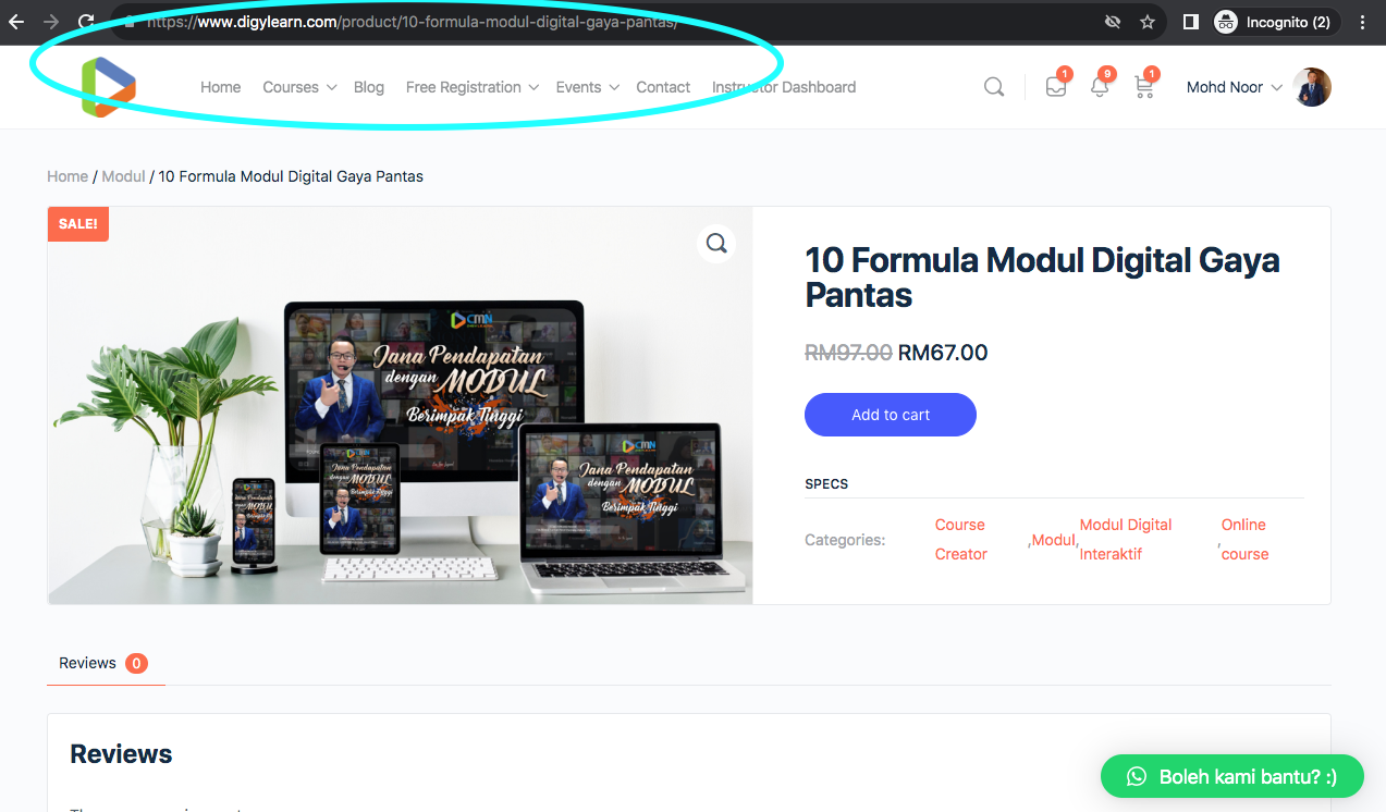 Bina Online Course Sendiri Atau Ebook Dan Jana Pendapatan - Digylearn