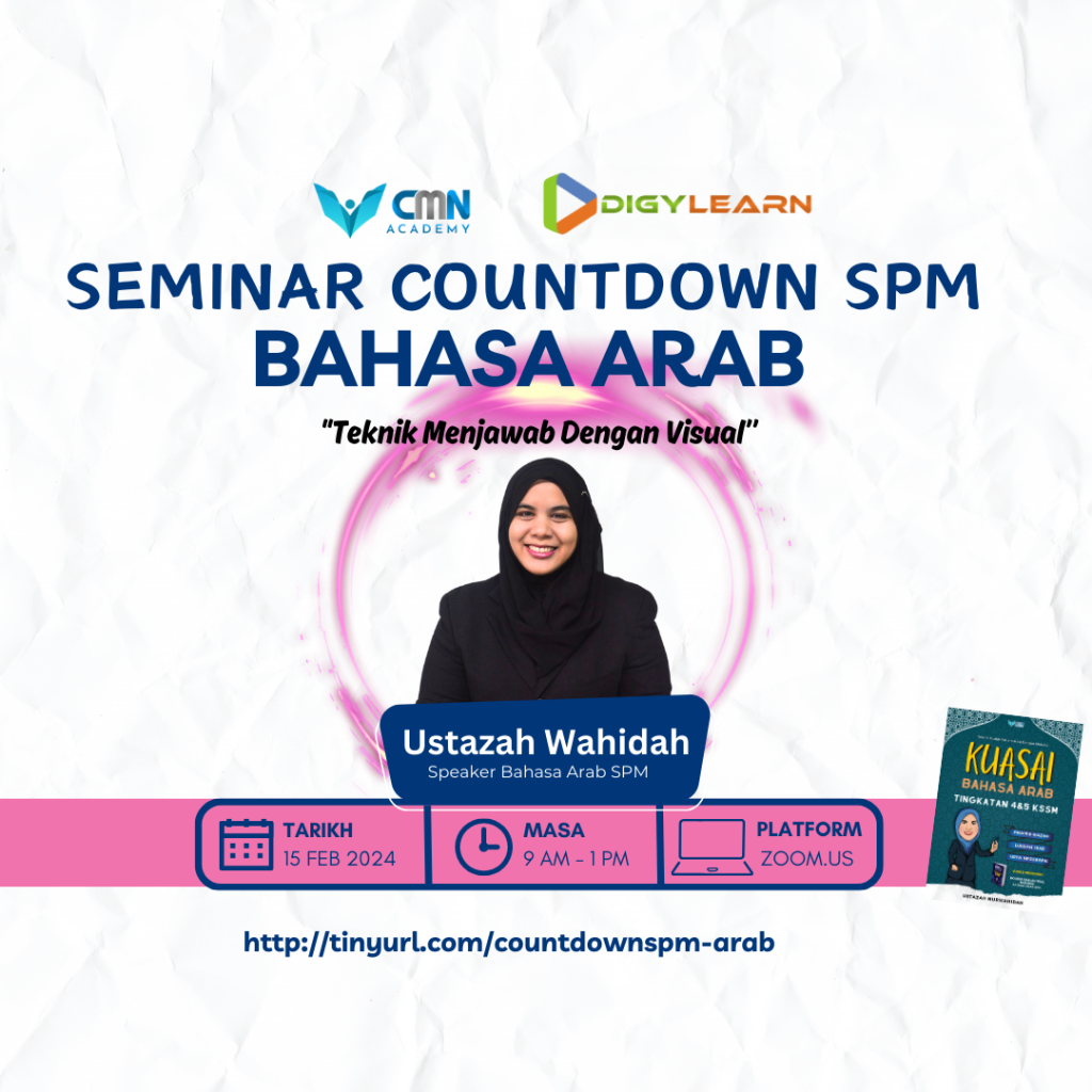 Seminar Countdown SPM Bahasa Arab - Digylearn