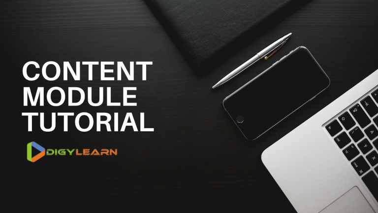Module Content Tutorial (MCT) - Digylearn