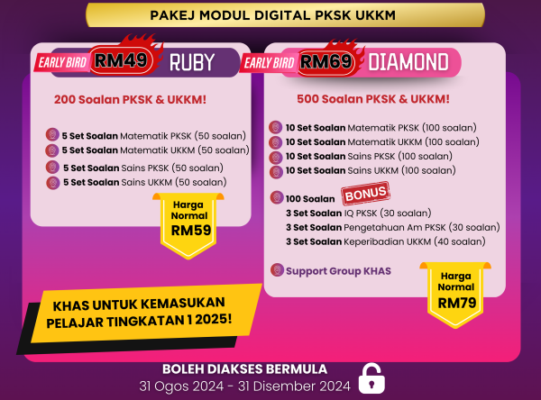 Pakej Modul Digital PKSK & UKKM 2024 - Digylearn